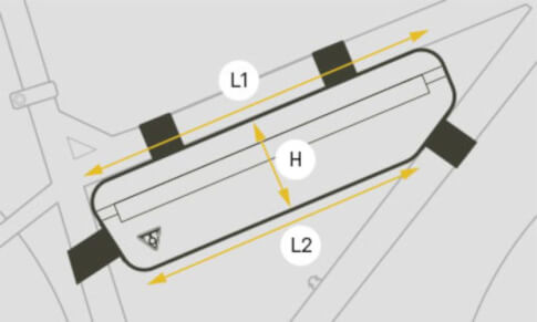 Torba na ramę Midloader 3l Topeak | Sklep campingshop.pl